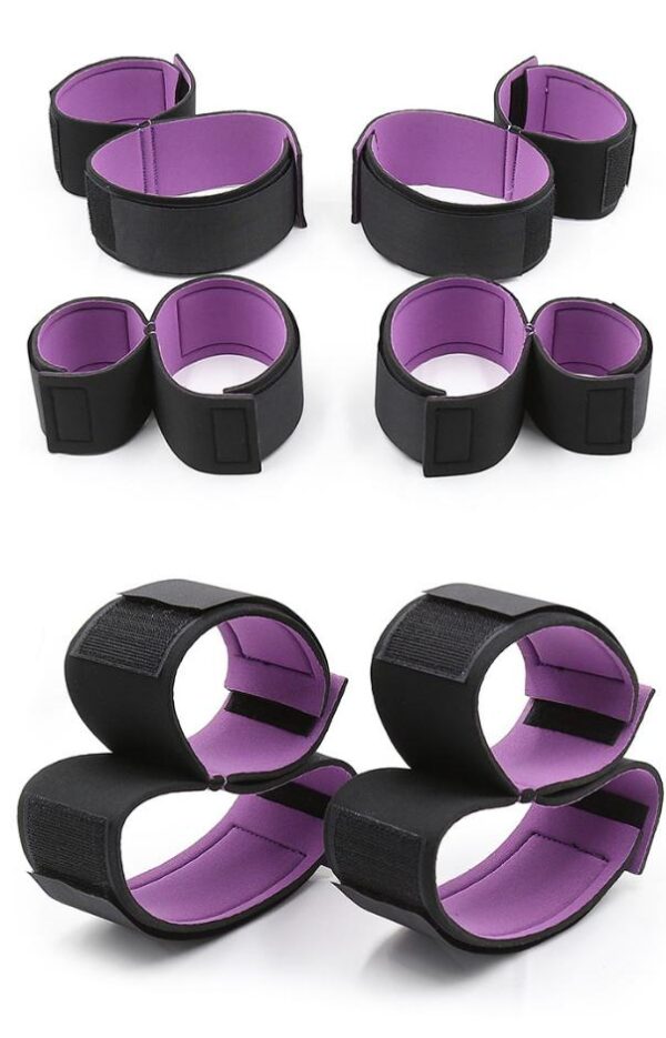 Lisa Bondage Boutique Soft Wrist-to-Thigh Cuffs BDSM - Oppsy Store