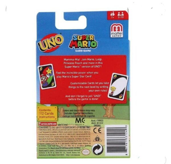 UNO Super Mario Card Game - Oppsy Store